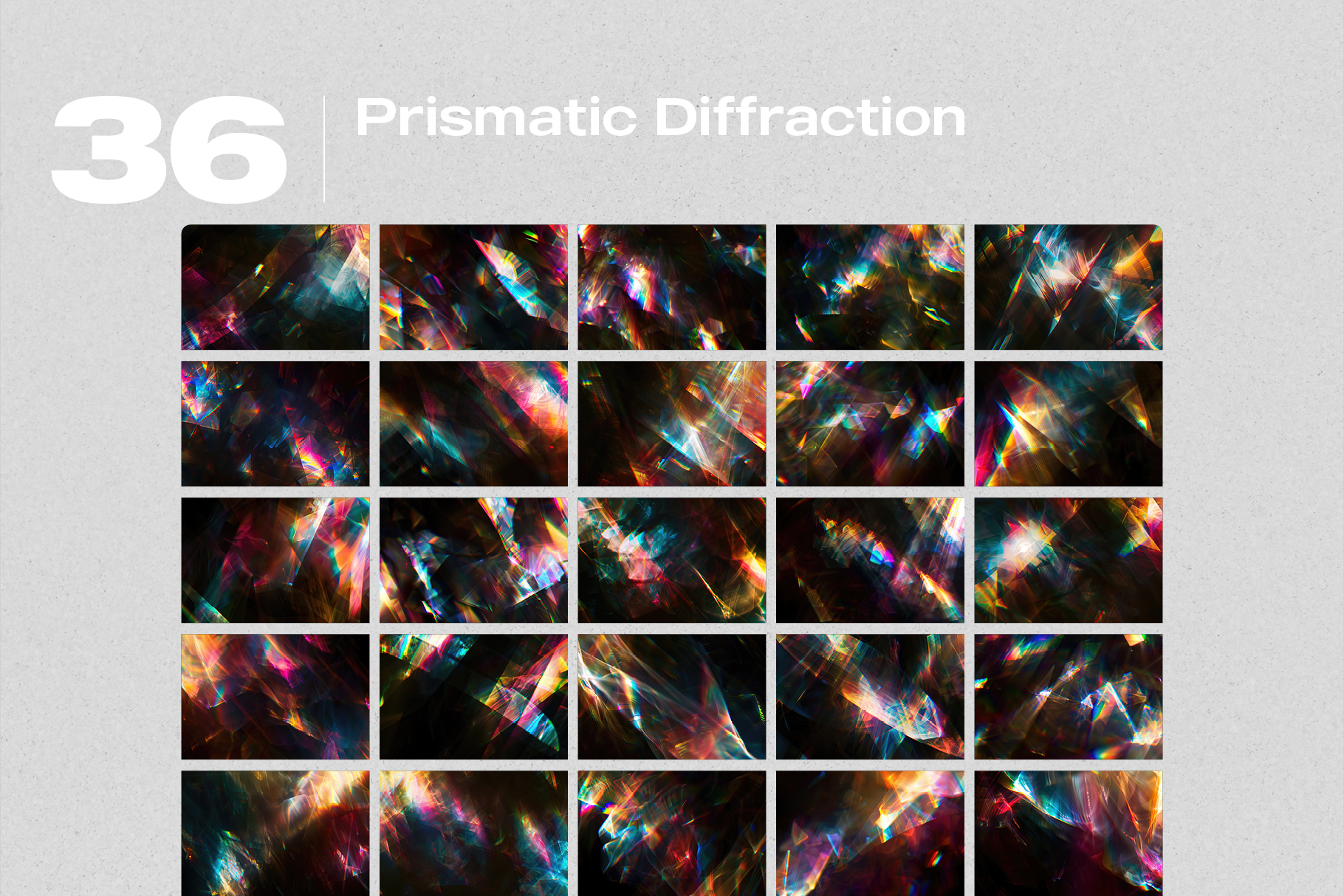 36 Prismatic Diffraction Effect Photo Overlays, Add-ons | GraphicRiver