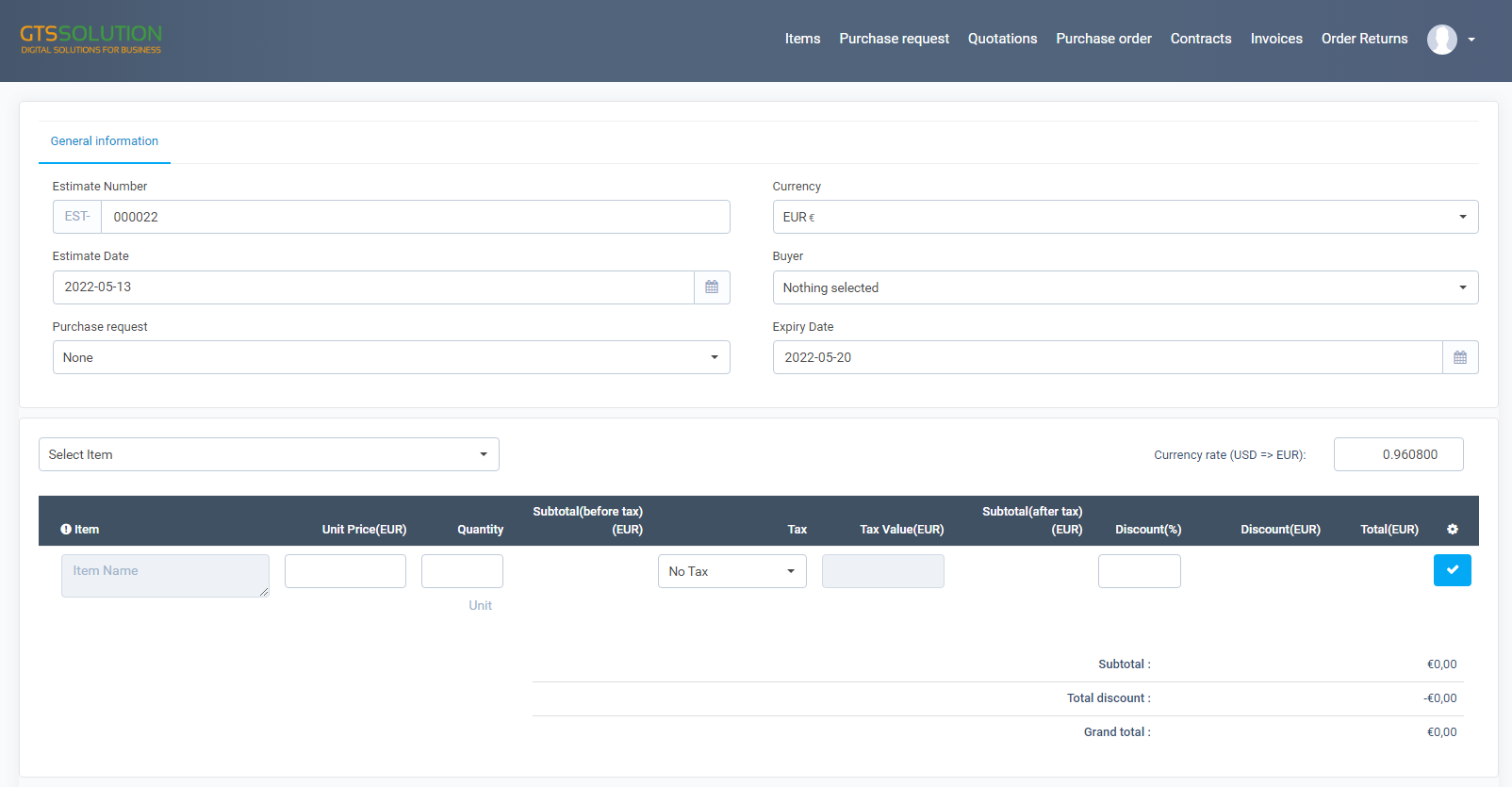 Purchase Management module for Perfex CRM by GreenTech_Solutions ...