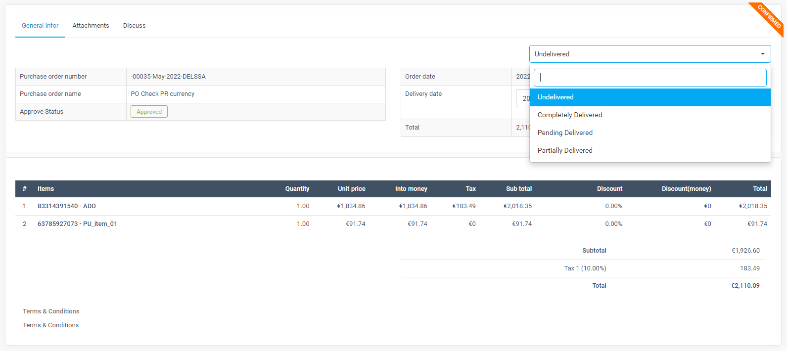 Purchase Management module for Perfex CRM by GreenTech_Solutions ...
