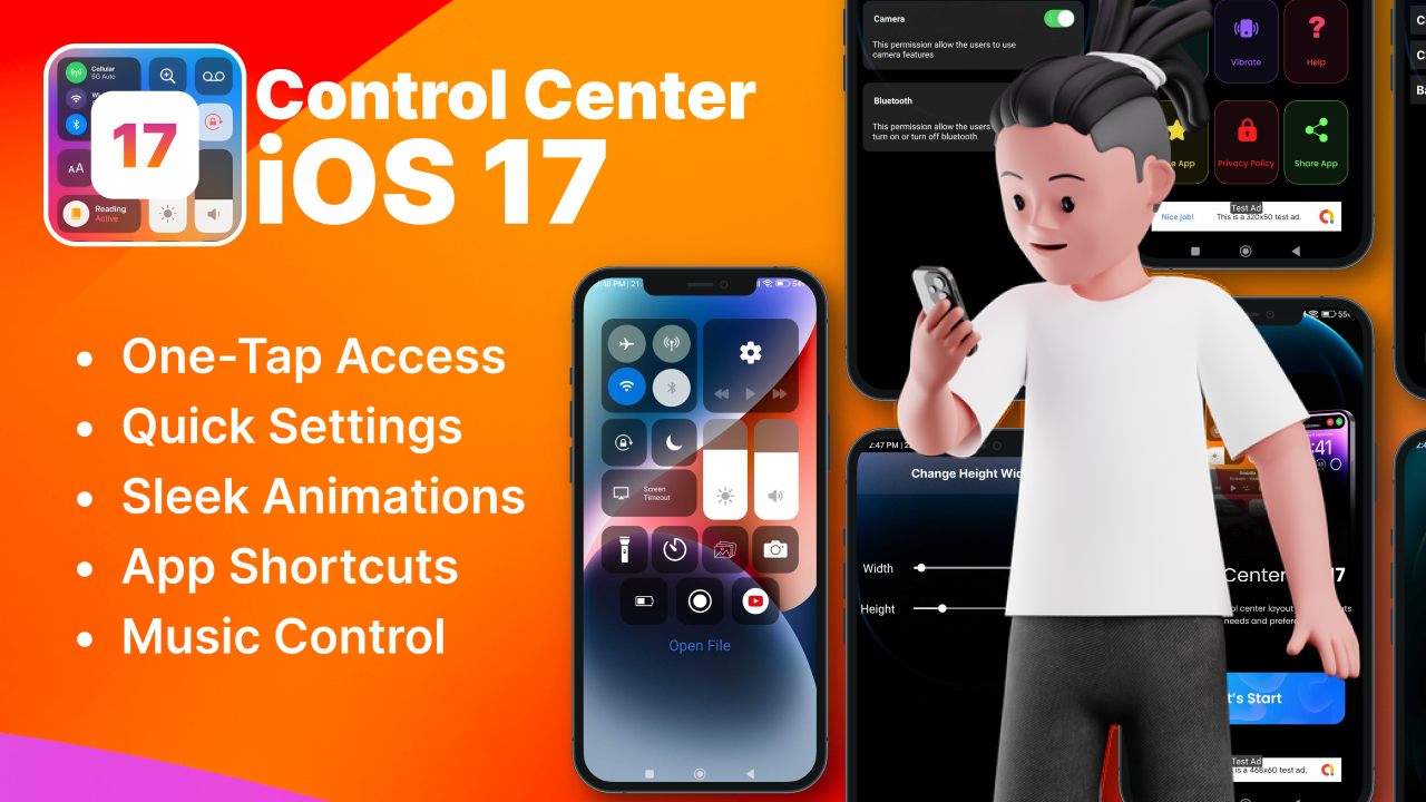 Control Center IOS 17 - IOS 17 Style Control Center - iControl Center ...