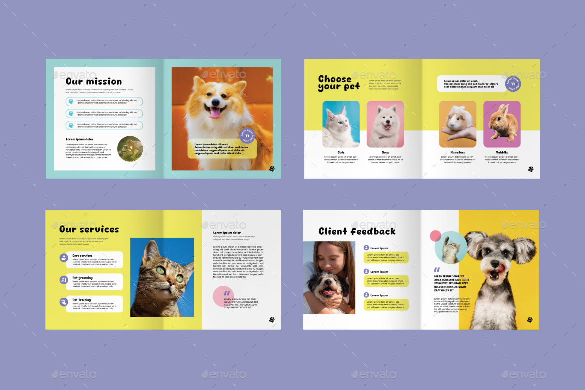 Pet Shop Brochure, Print Templates | GraphicRiver