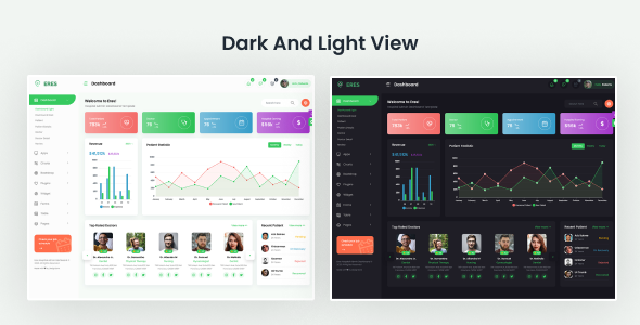 ERES - PHP Hospital Admin Dashboard Bootstrap Template by DexignZone