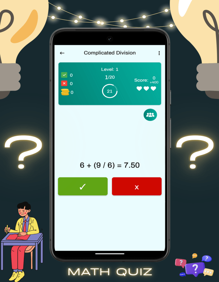 Math Quiz - Math Learning Brain Challenge by i15techglobal | CodeCanyon