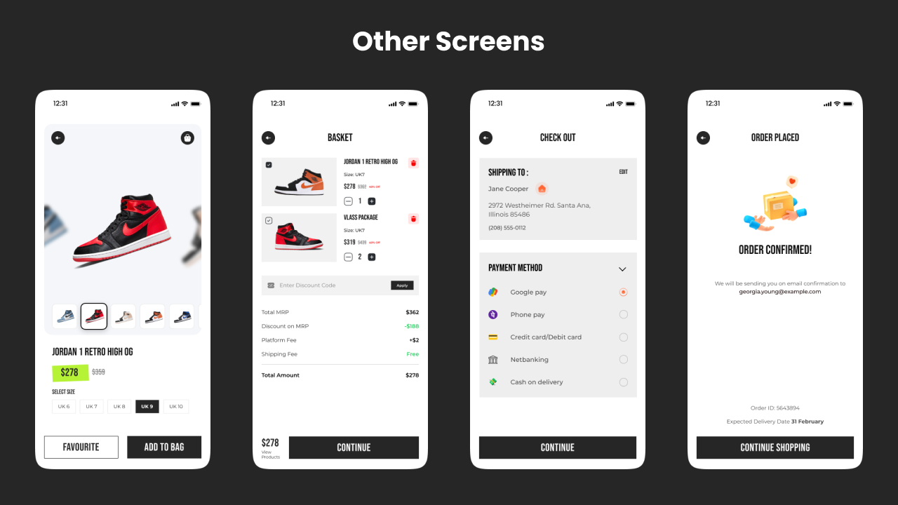 Shooe Spot Sneakers & Shoes | React Native Template by codeforge0 ...