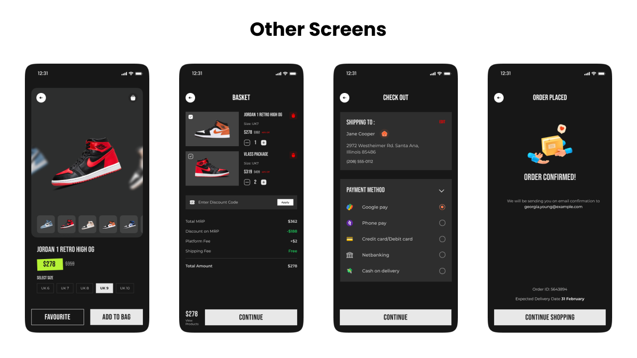 Shooe Spot Sneakers & Shoes | React Native Template by codeforge0 ...