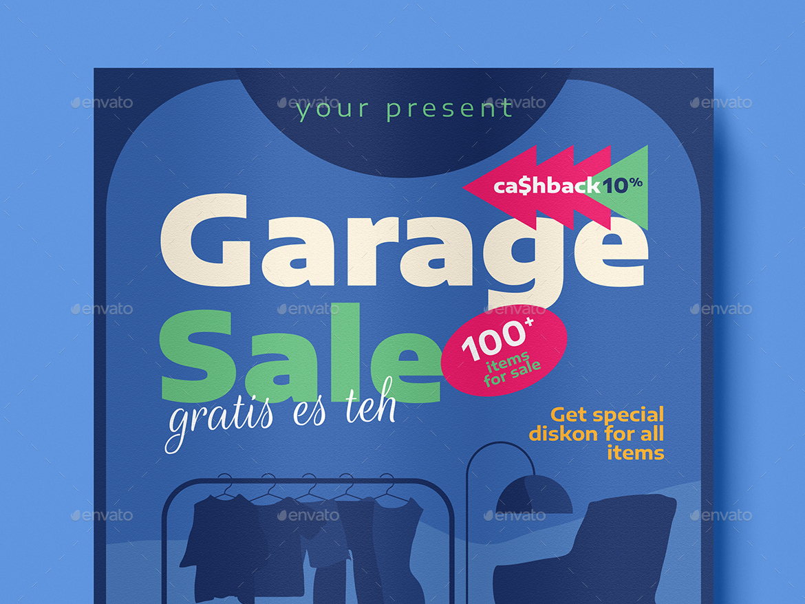 Garage Sale Flyer, Print Templates | GraphicRiver