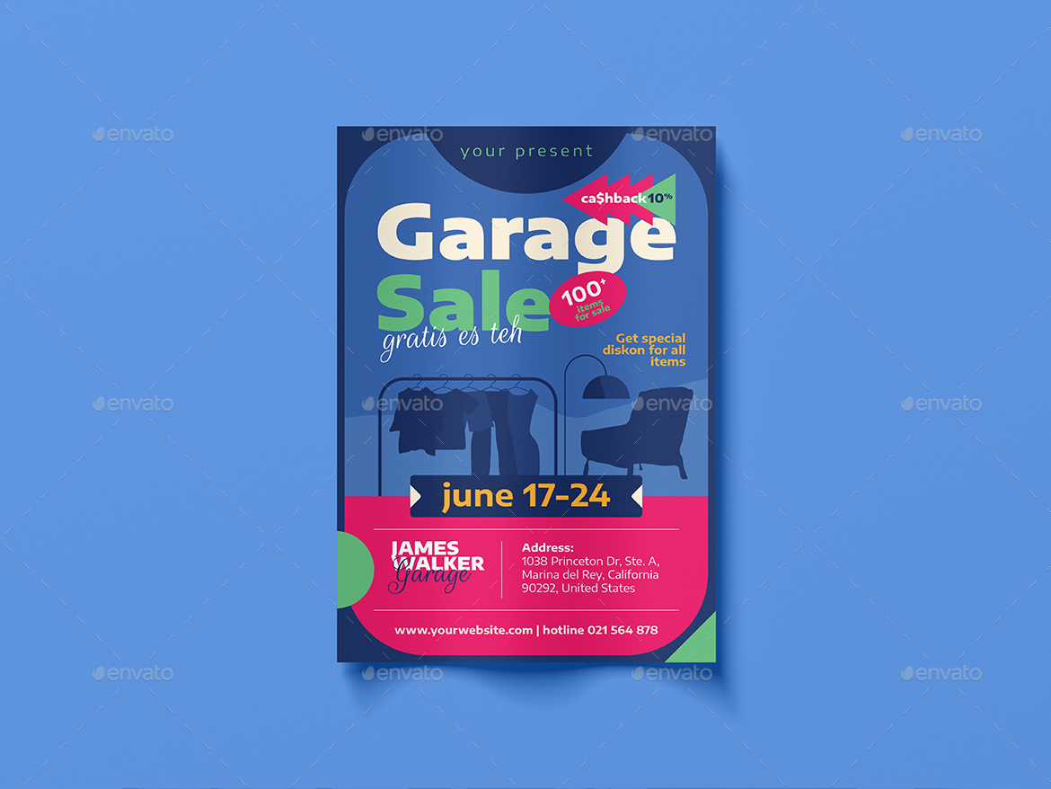 Garage Sale Flyer, Print Templates | GraphicRiver