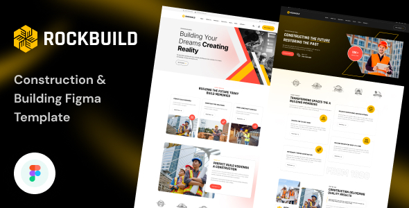 Rockbuild - Construction & Building Figma Template by ThemeFollow ...