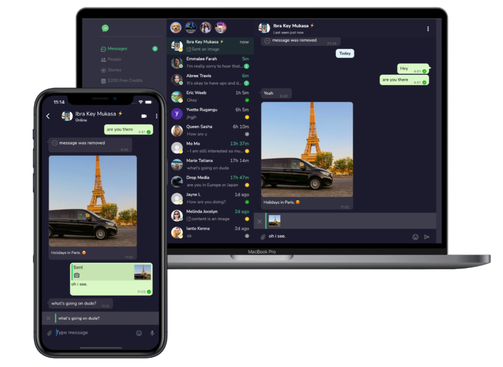 MessengerX : Flutter x Node.js Chat Mobile Application with Web by eric_weeb