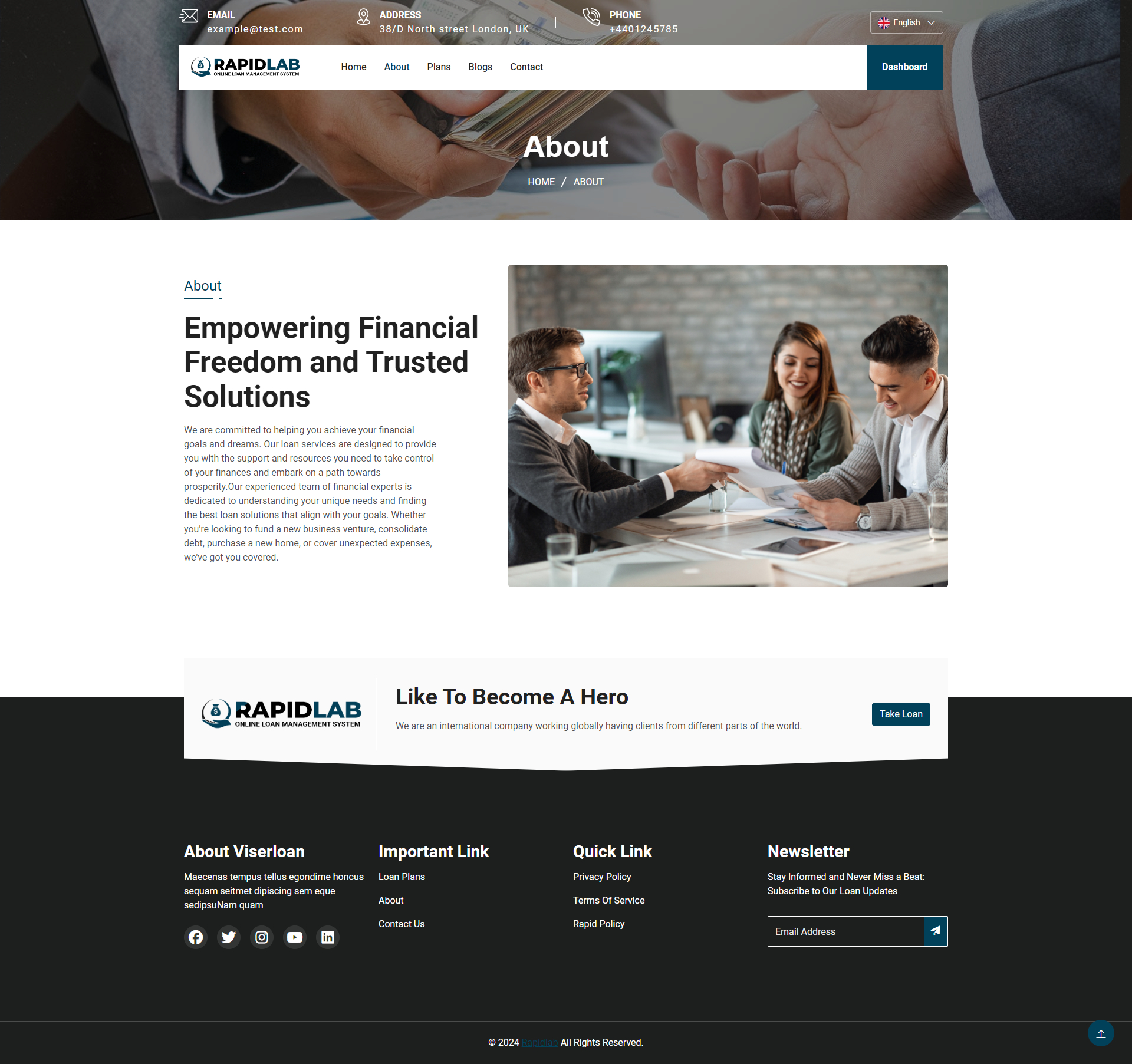RapidLab - Online Loan Management System by ViserLab | CodeCanyon