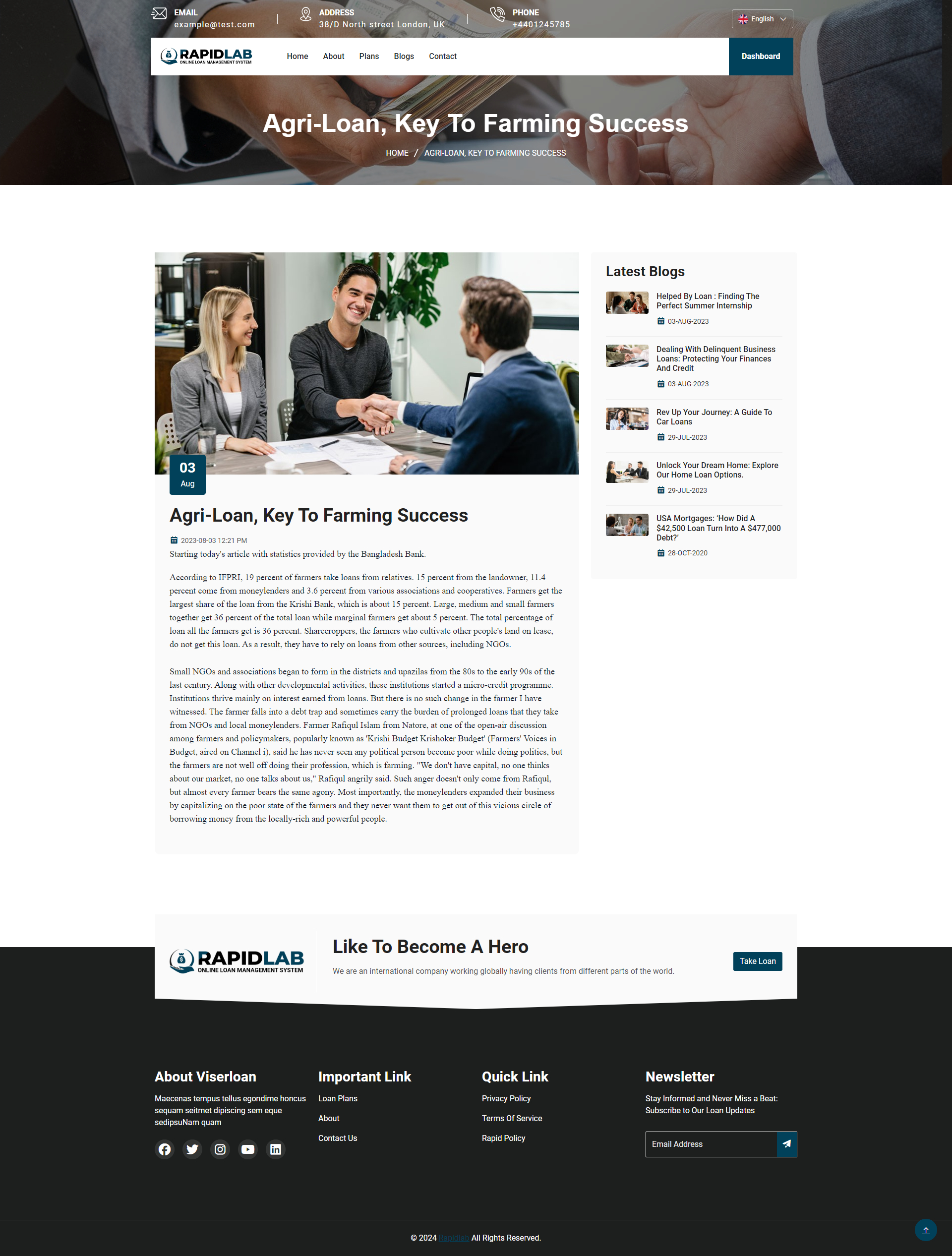 RapidLab - Online Loan Management System by ViserLab | CodeCanyon