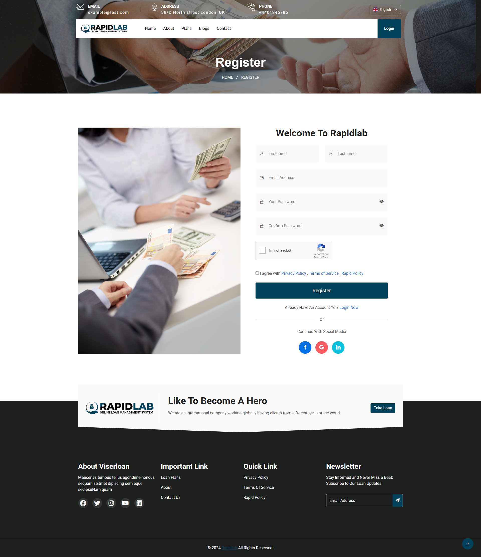 RapidLab - Online Loan Management System by ViserLab | CodeCanyon