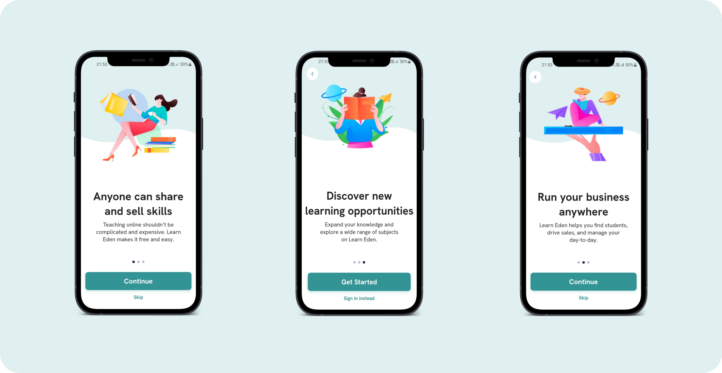 Education App UI Kit by Imcoder13 | CodeCanyon