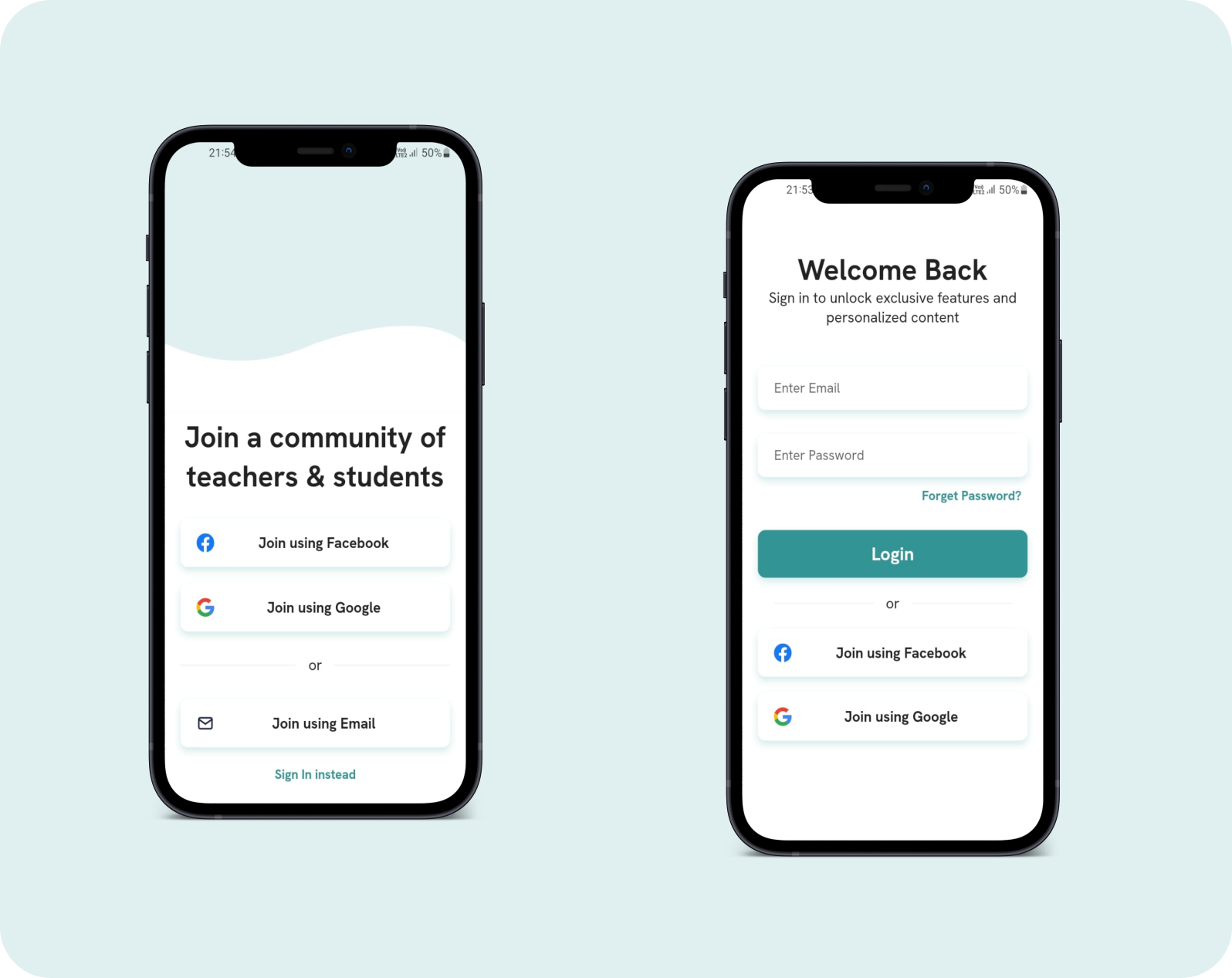 Education App UI Kit by Imcoder13 | CodeCanyon