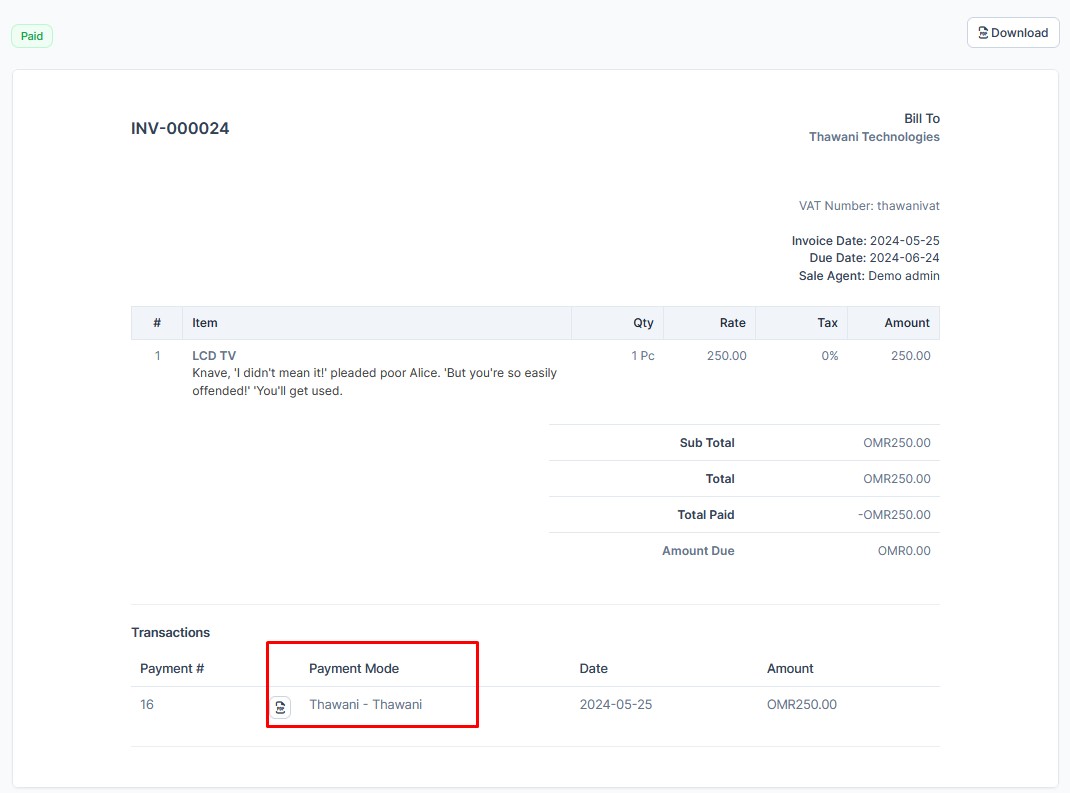 Thawani Payment Gateway Module For Perfex Crm By 7edgetech Codecanyon
