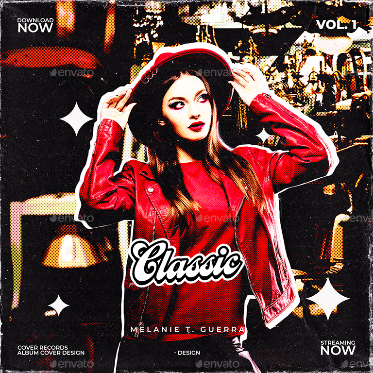 Classic Album Cover Art Template, Web Elements | GraphicRiver