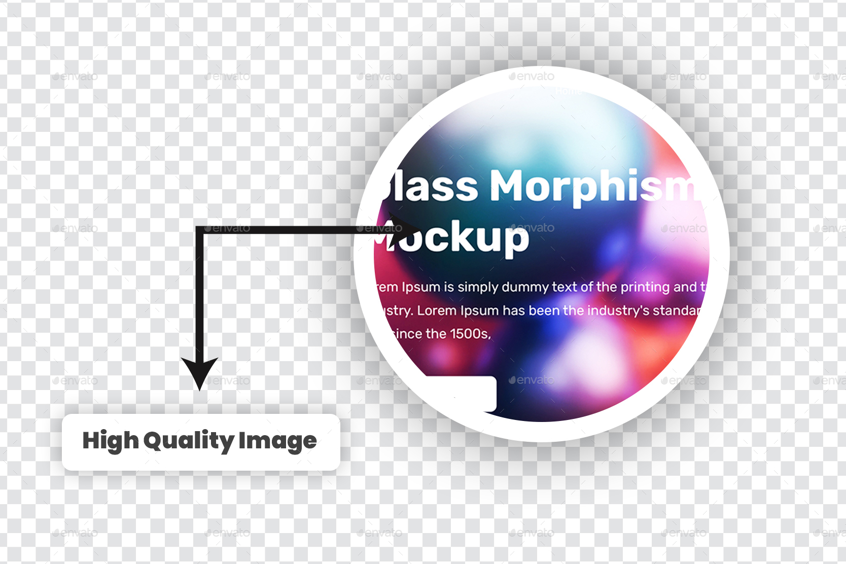 Glass Mockup PSD file., Graphics | GraphicRiver