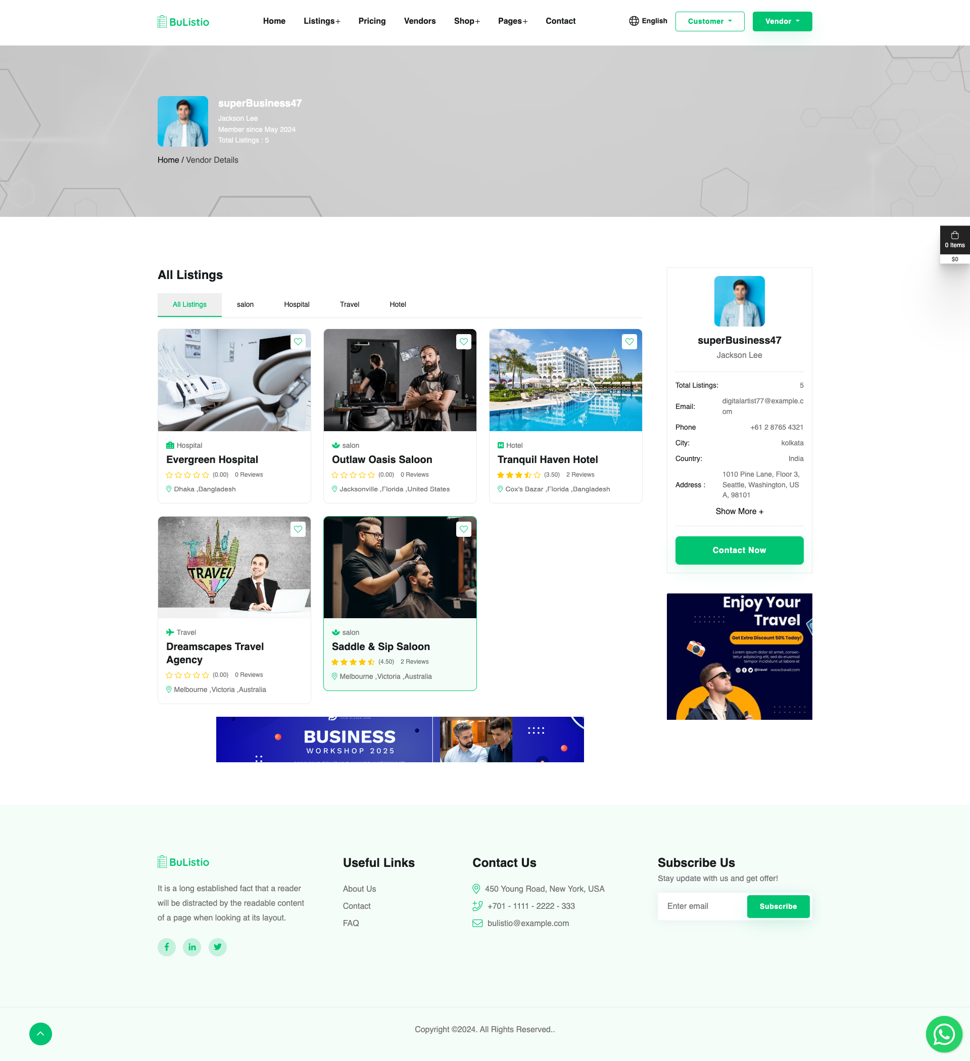 Bulistio - Business Listing / Directory Website (Subscription Based) by KreativDev
