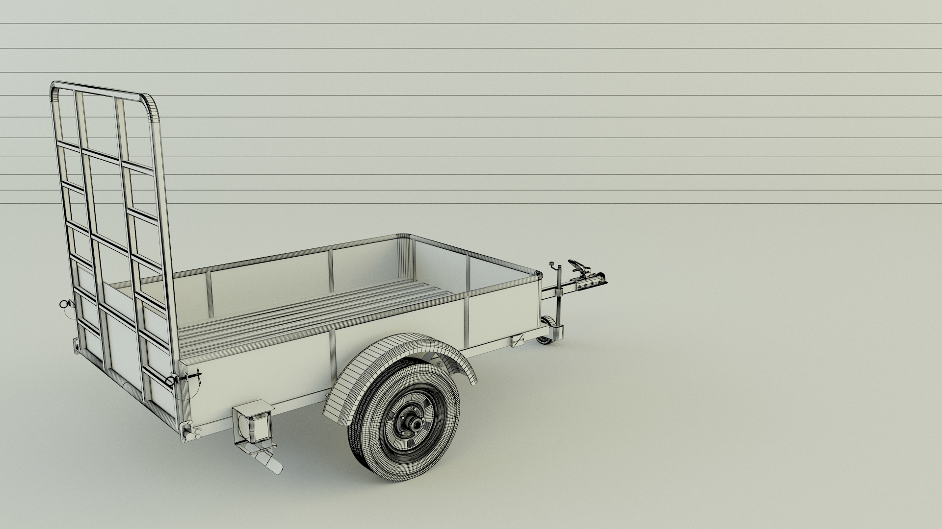 car trailer model 72 3D model by recepozturk88 | 3DOcean
