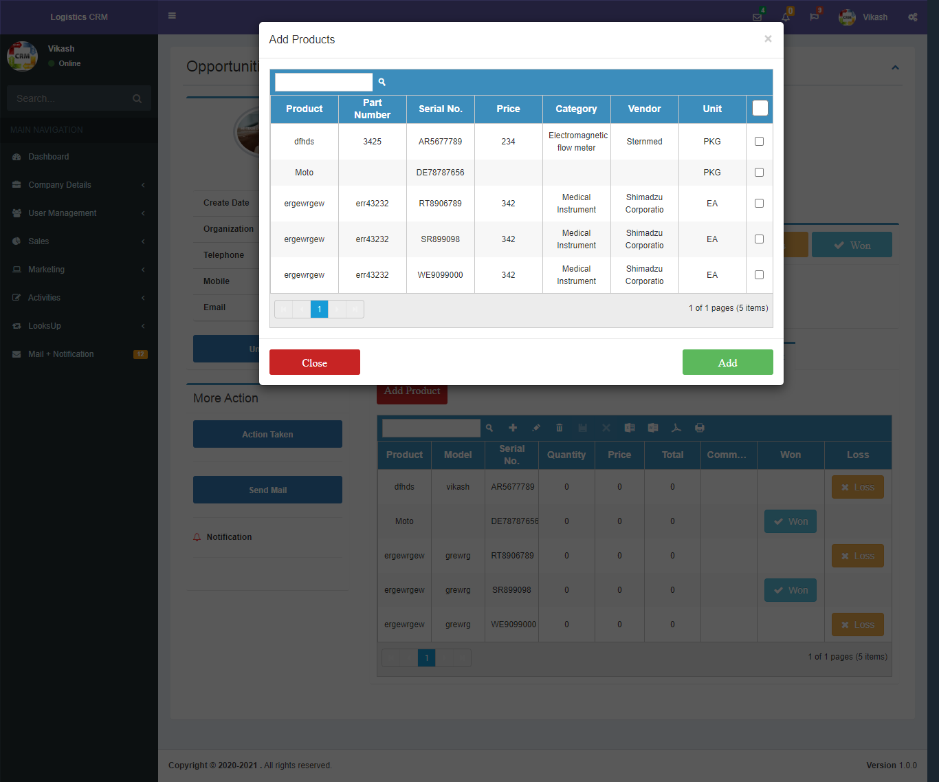 ADVANCED LOGISTICS CRM by GpsyPro-Lab | CodeCanyon