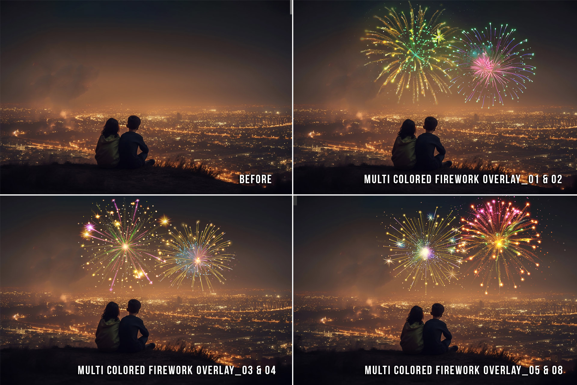 Realistic Fireworks Overlays Firework PNG transparent overlay 4th of ...