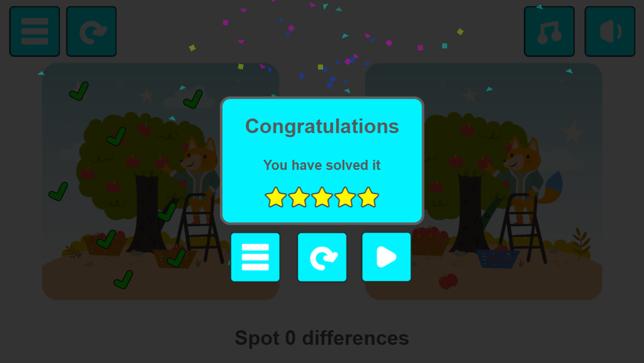 Spot the difference - The Farm - HTML5 Game - Construct 3 by vinkid