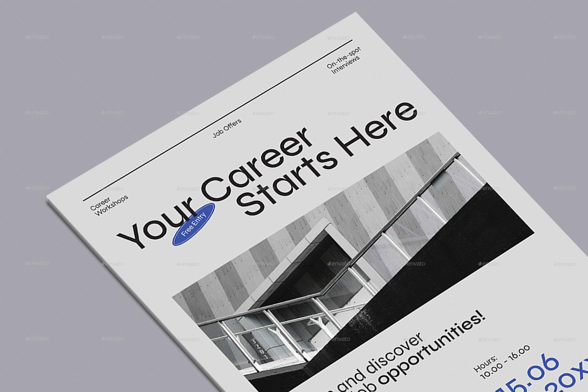 Job Fair Flyer Template, Print Templates | GraphicRiver