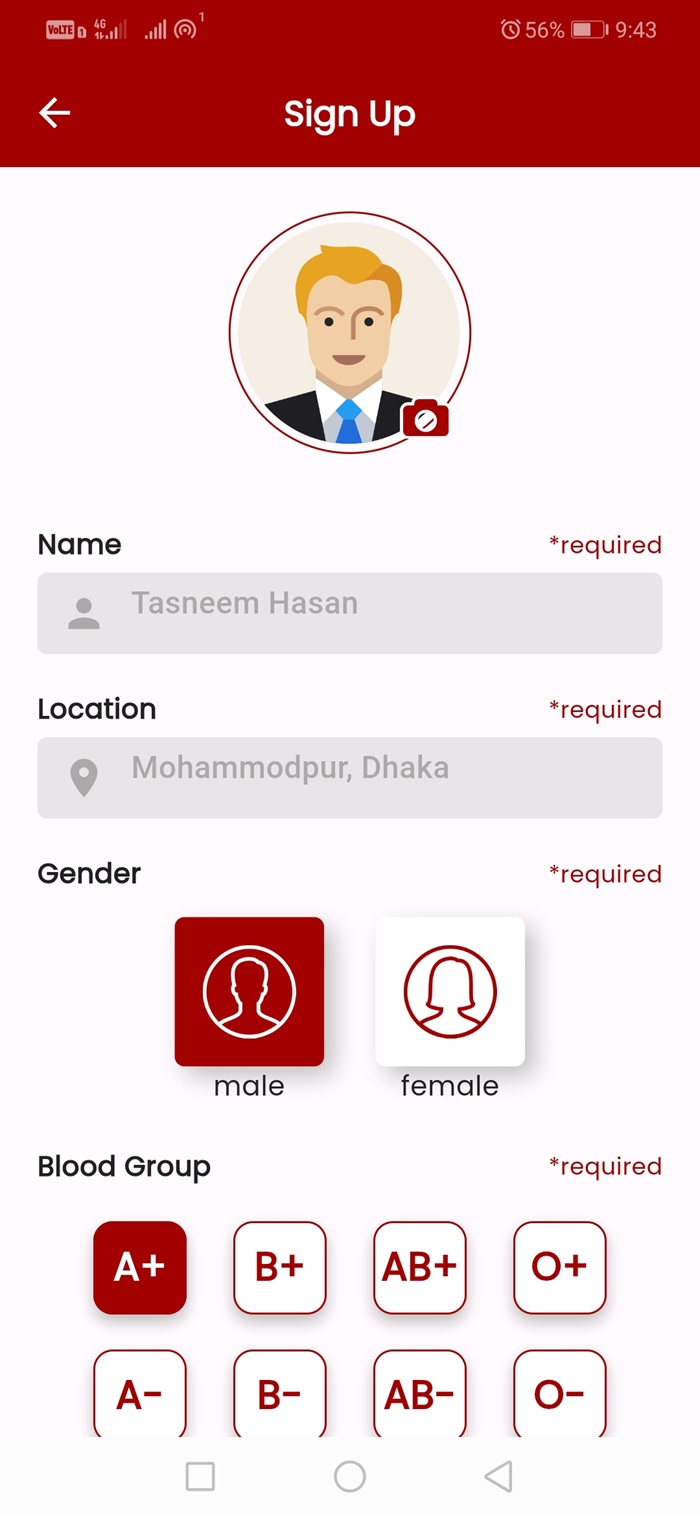 Blood Donation App Ui Kit by tasneem_hasan | CodeCanyon