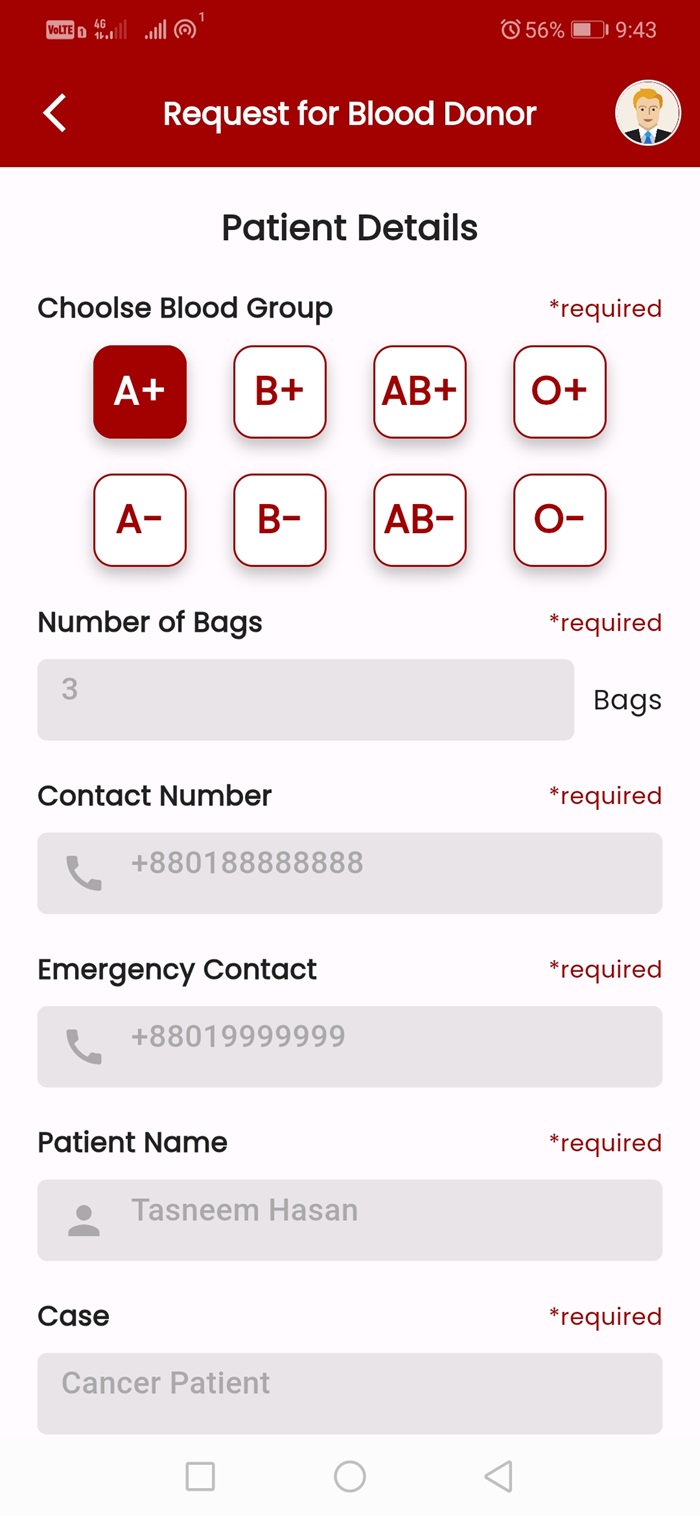 Blood Donation App Ui Kit by tasneem_hasan | CodeCanyon