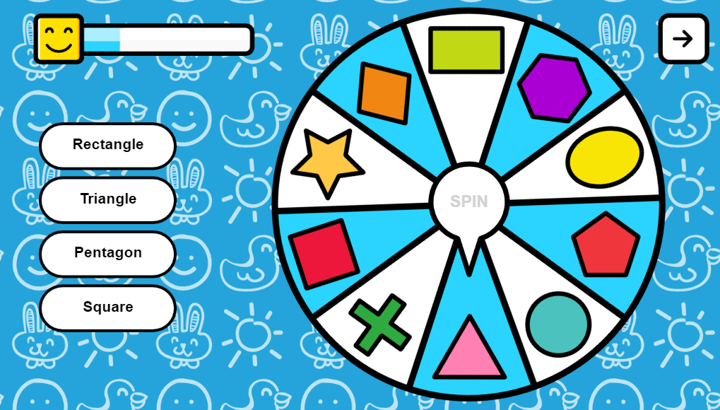 Shapes Wheel | Educational Game | Html5 Game | Construct 2/3 by NubiaStudio