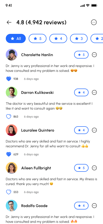 Medica - Doctor Appointment & Consultation React Native CLI App Ui Kit by lalastudio12