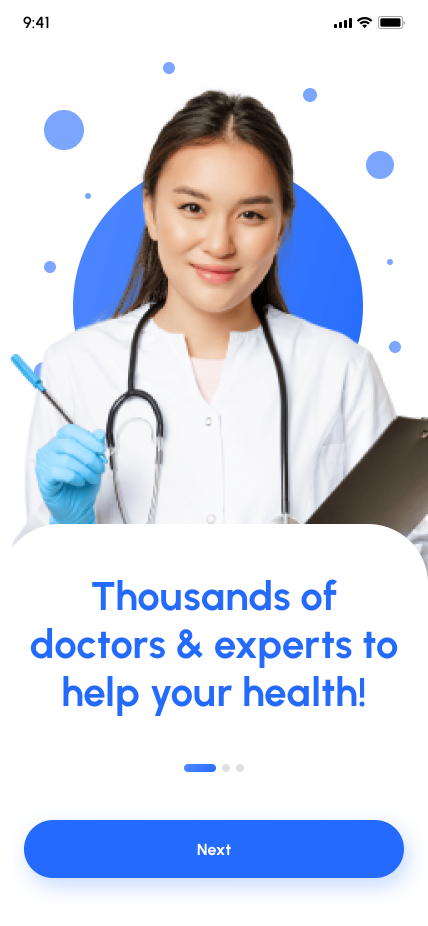 Medica - Doctor Appointment & Consultation React Native CLI App Ui Kit by lalastudio12