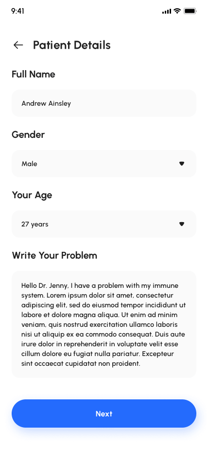 Medica - Doctor Appointment & Consultation React Native CLI App Ui Kit ...