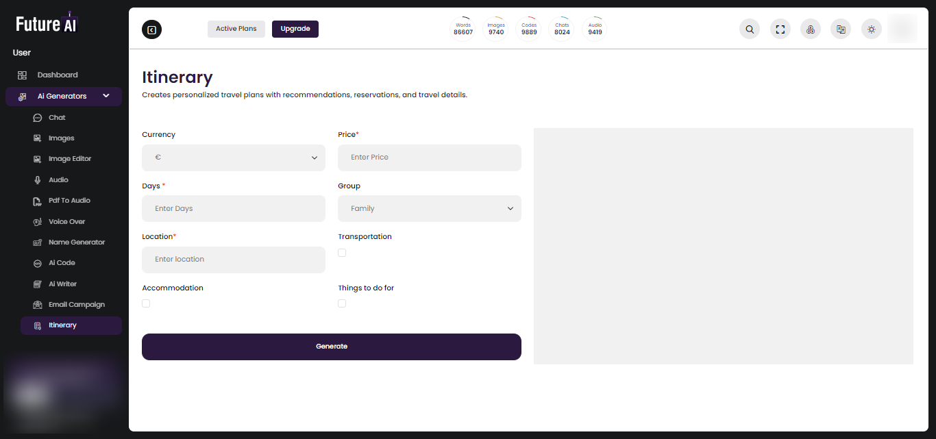 FutureAi - OpenAI Content, Image, Chat, Code Generator as SaaS by media ...