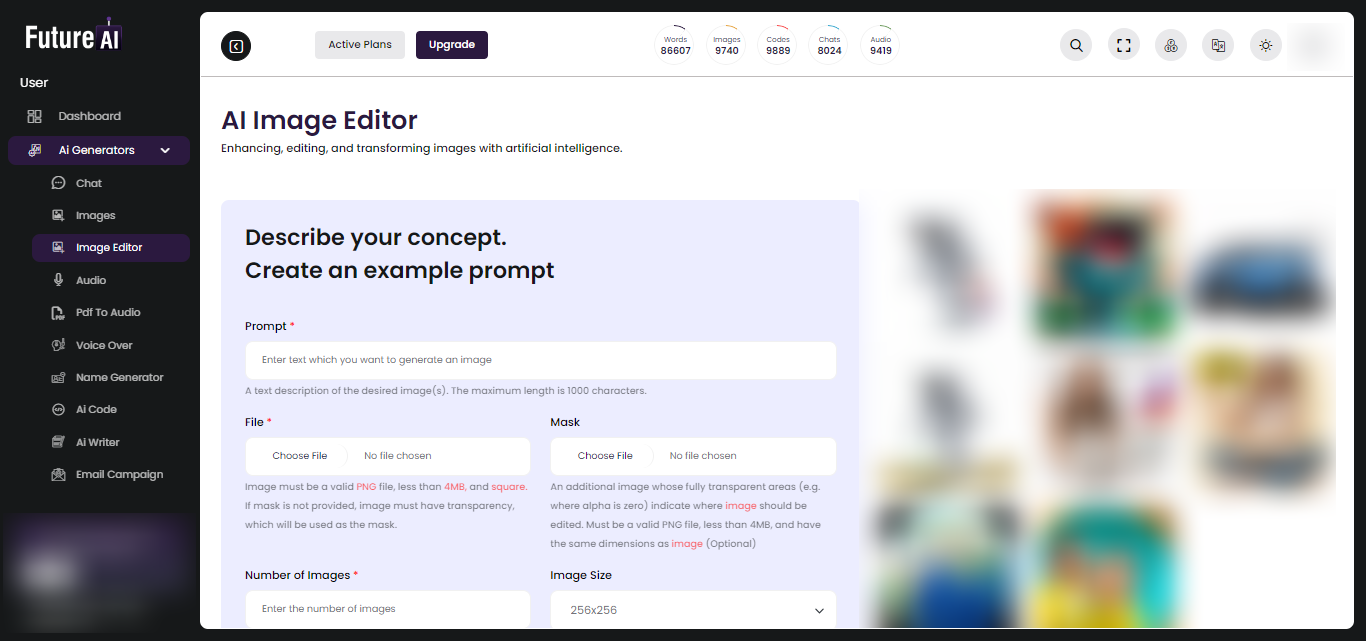 FutureAi - OpenAI Content, Image, Chat, Code Generator as SaaS by media-city