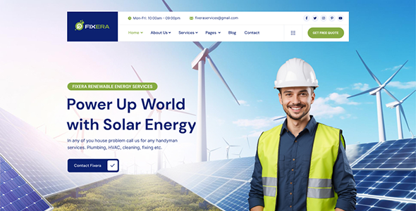 Fixera - Handyman Services WordPress Theme by Bravis-Themes | ThemeForest