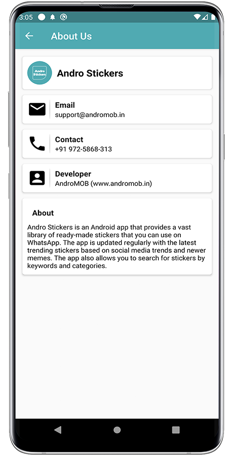 Android WhatsApp Stickers With Admin Panel by AndroMOB | CodeCanyon