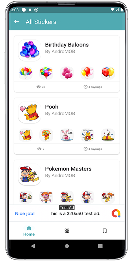 Android WhatsApp Stickers With Admin Panel by AndroMOB | CodeCanyon