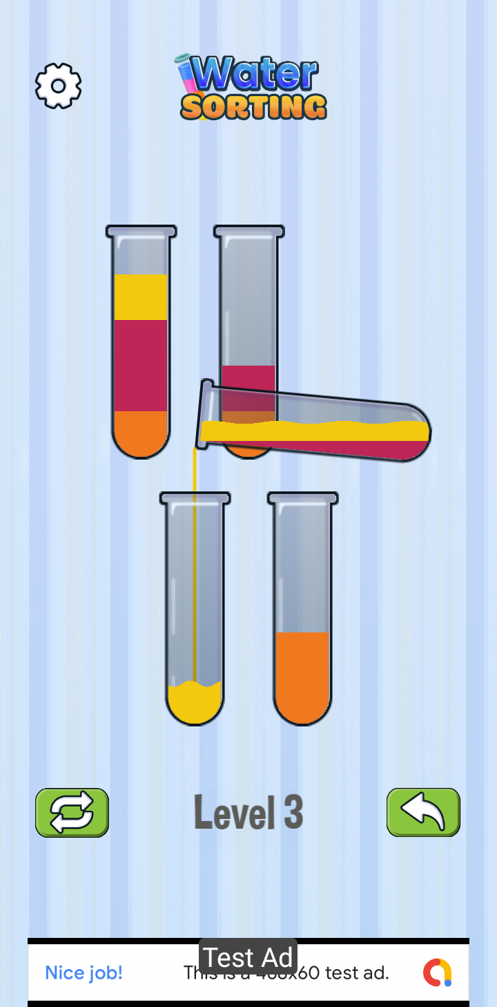 Water Sorting - Puzzle Game Android Studio Project with AdMob Ads ...