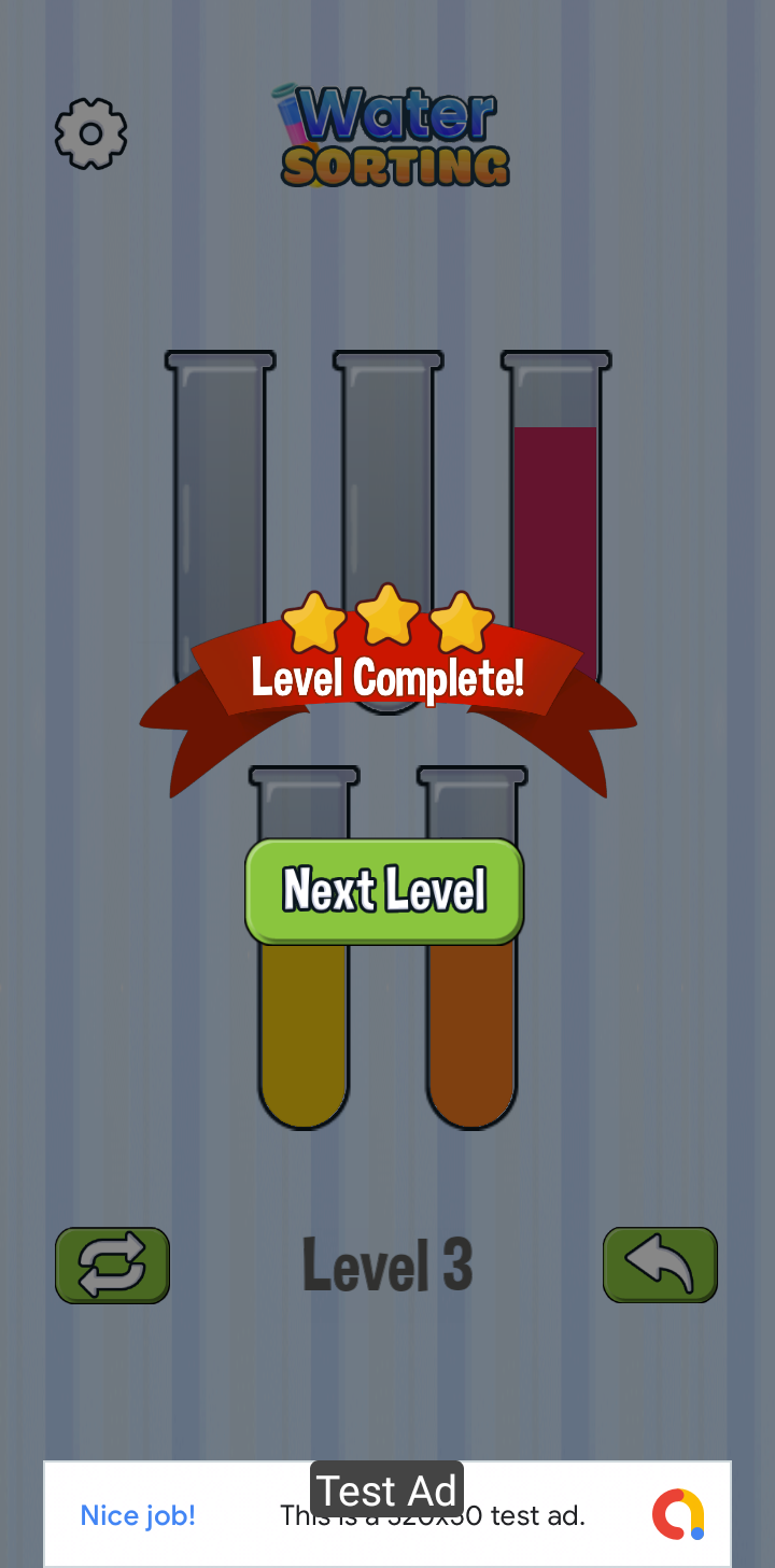 Water Sorting - Puzzle Game Android Studio Project with AdMob Ads ...