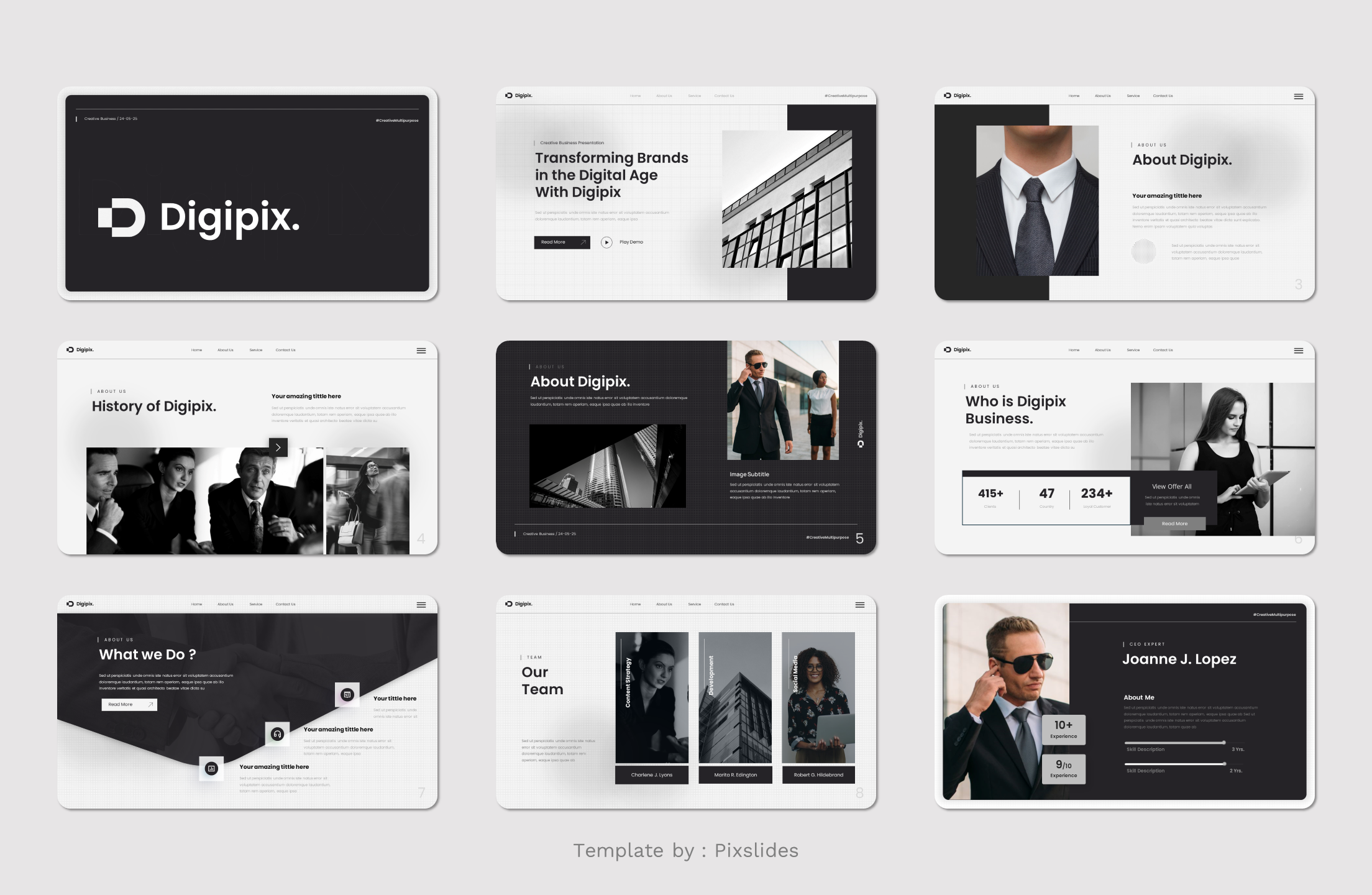 Creative Business PowerPoint Presentation Template, Presentation Templates