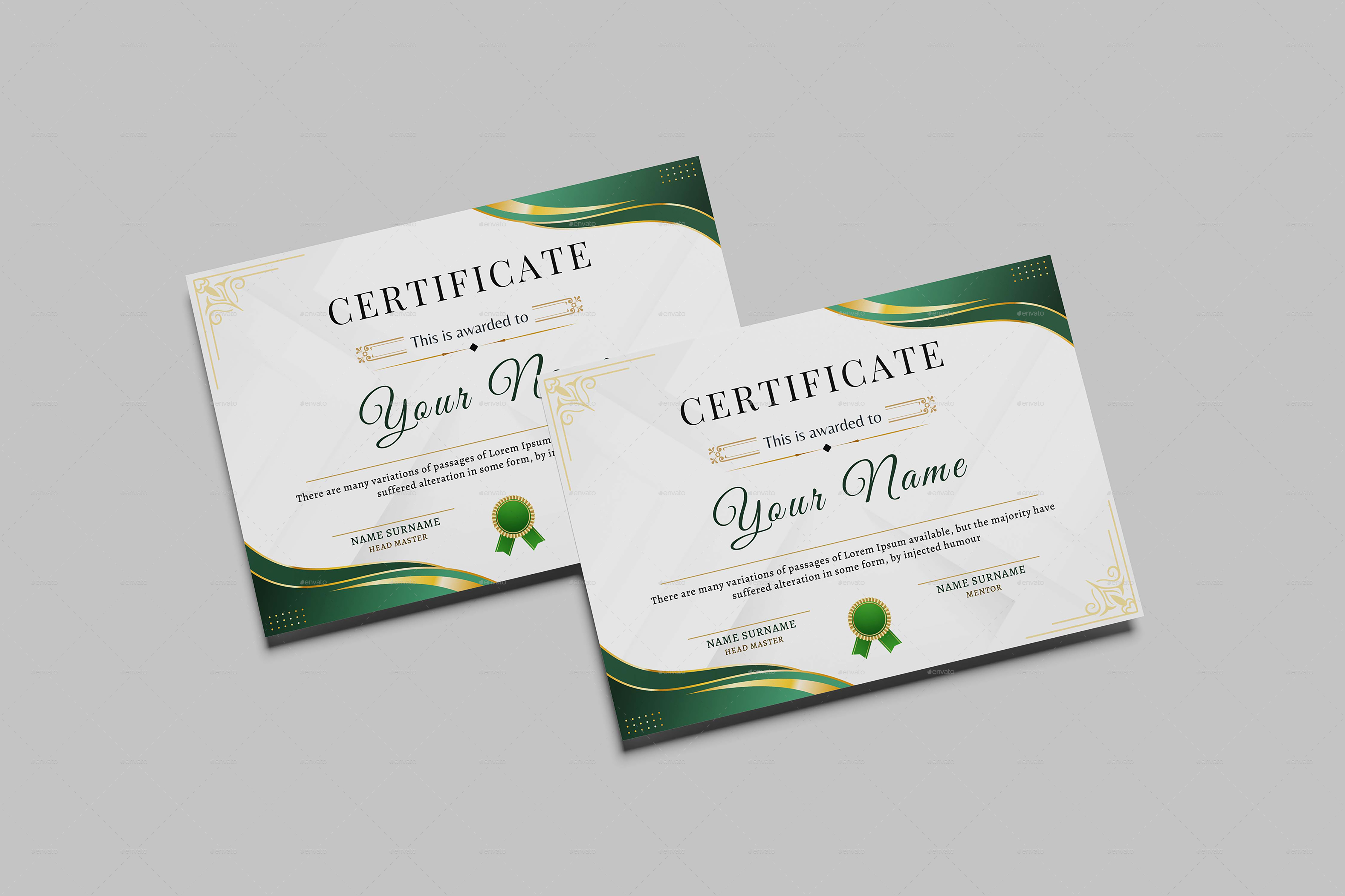 Certificate Mockup, Graphics | GraphicRiver
