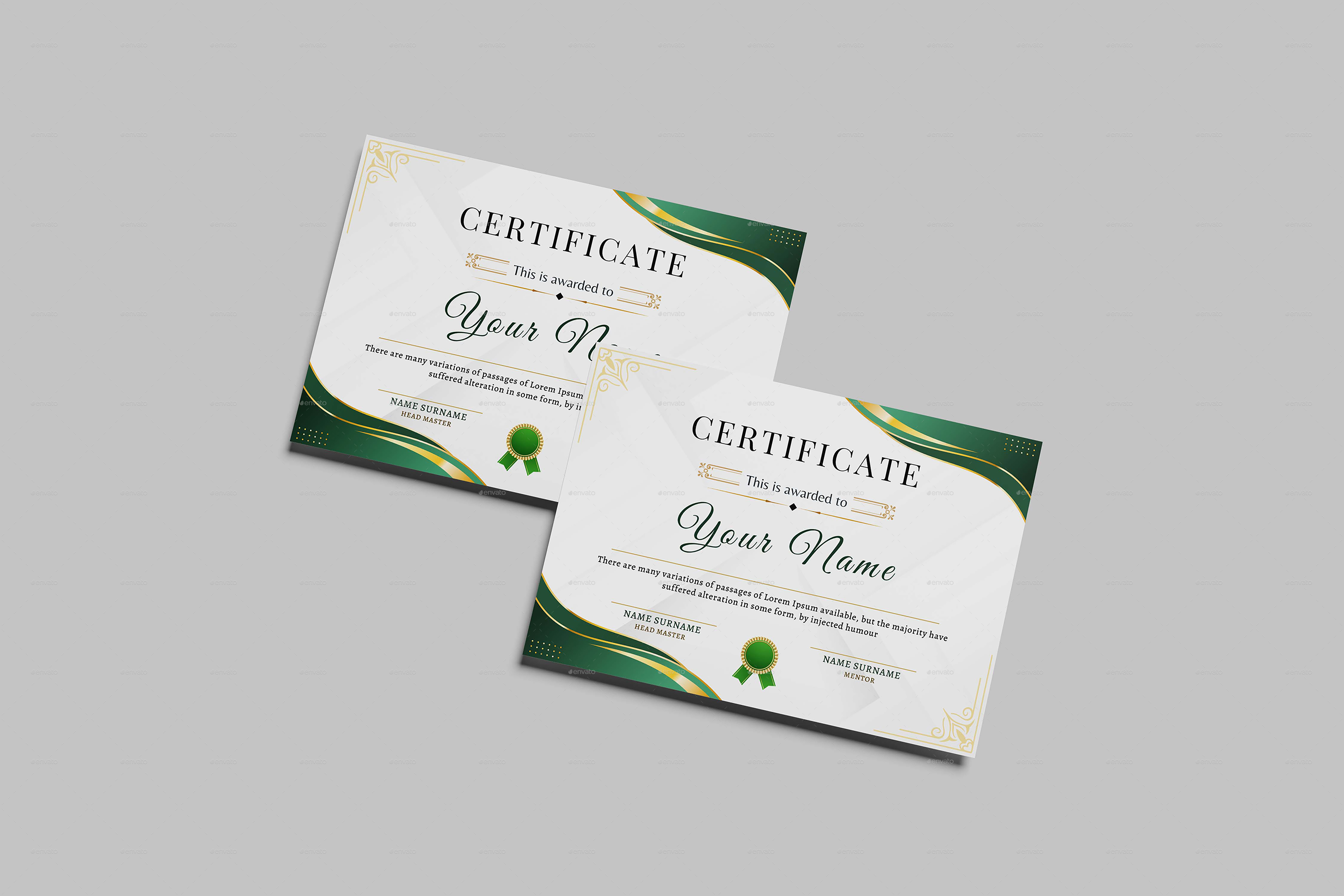 Certificate Mockup, Graphics | GraphicRiver