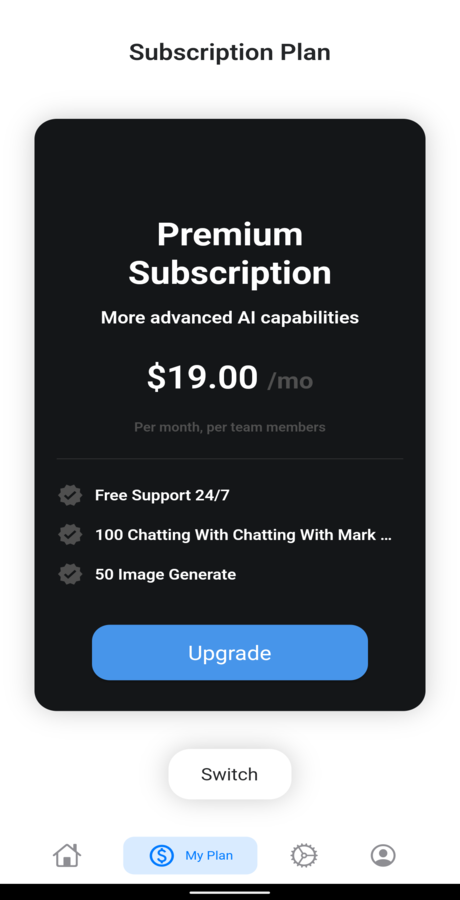 Mark AI - AI Content writing App | AI Image | keyword generator | Android iOS & web Payment ...
