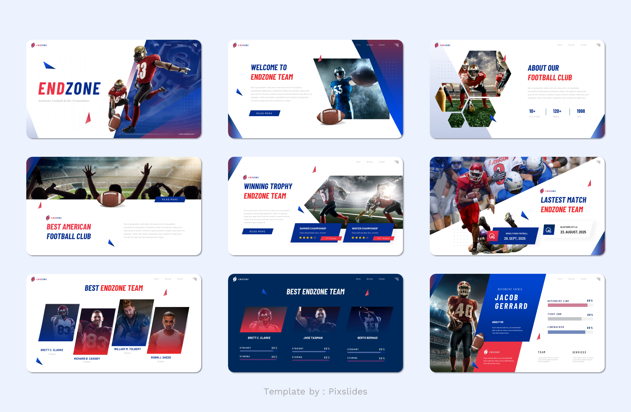 Endzone - American Football & NFL Keynote Presentation, Presentation ...