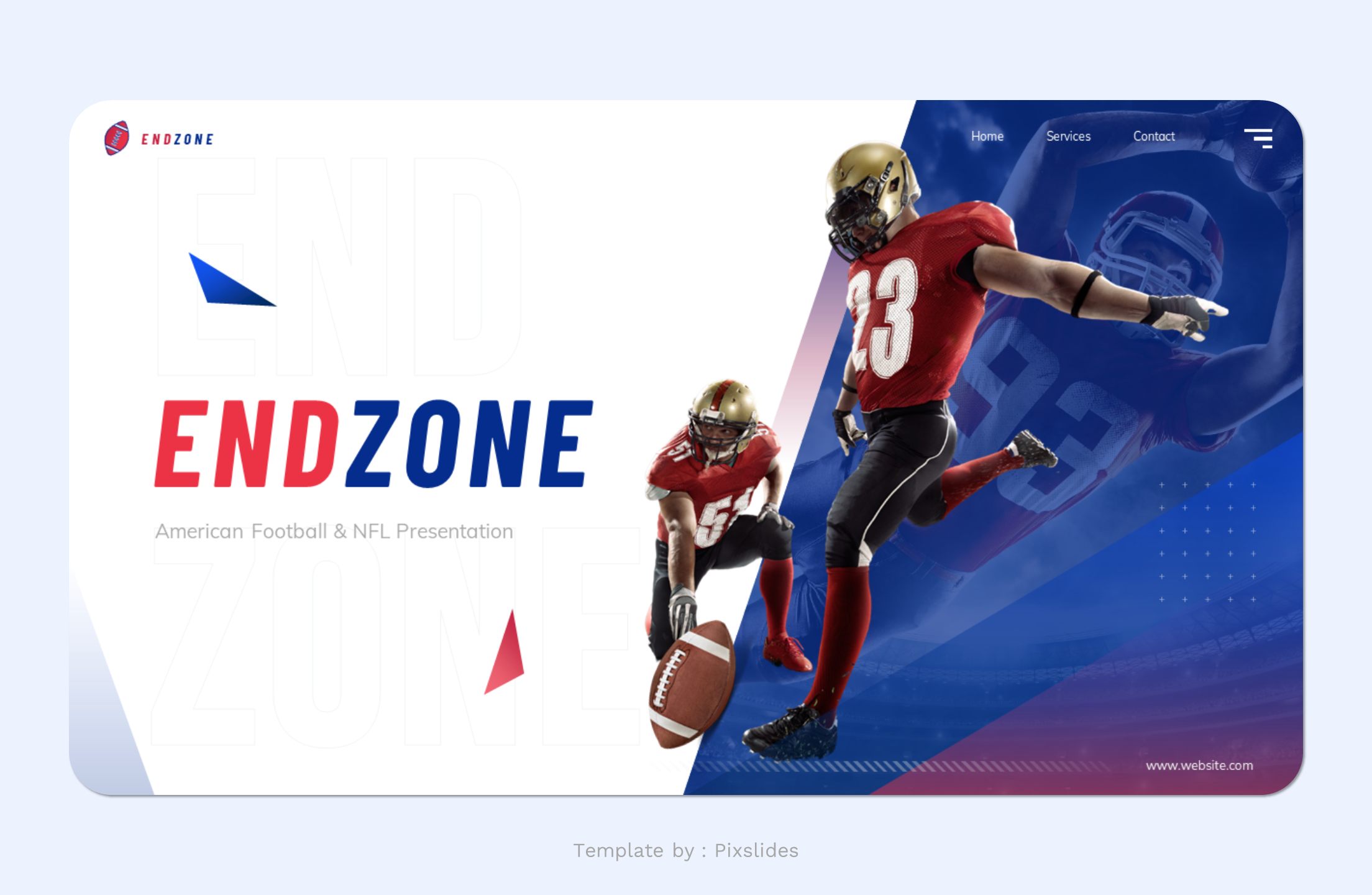 Endzone - American Football & NFL Keynote Presentation, Presentation ...