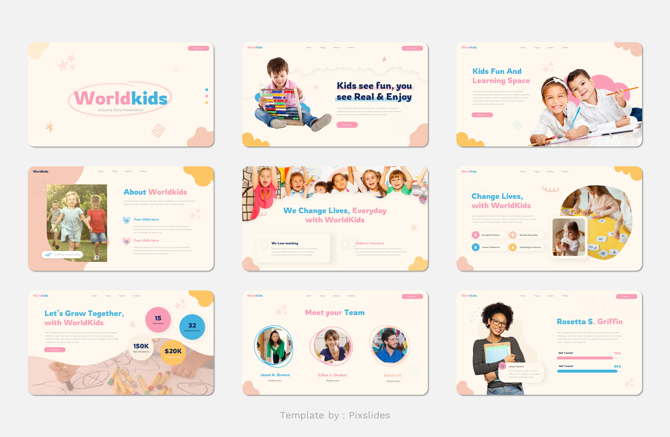 Worldkids - Kids and Baby PowerPoint Presentation Template ...