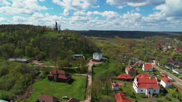 The Chigirin Tourist City Ukraine Aerial View, Stock Footage | VideoHive