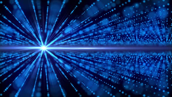 Blue Particles Background, Motion Graphics | VideoHive