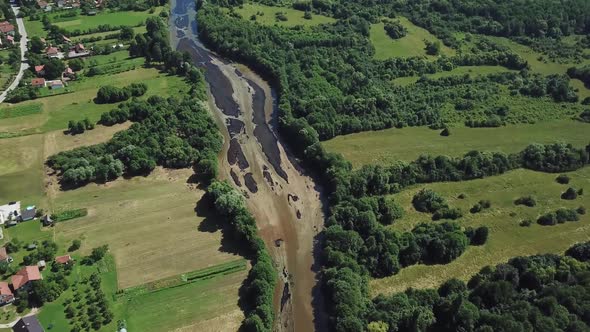 Fly over the river, Stock Footage | VideoHive
